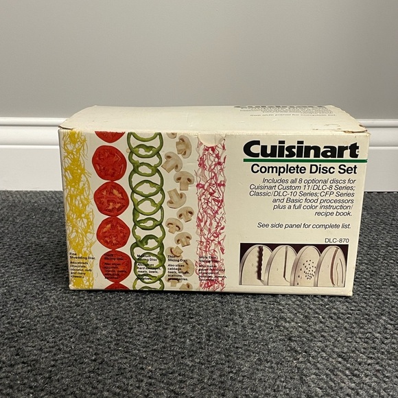 Cuisinart | Kitchen | Cuisinart Dlc8dlc Food Processor Disc Set 8disc ...